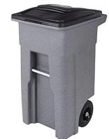 China Rotational Molding Plastic Mobile Trash Can Mold Custom Size LLDPE Rotary Mold for sale