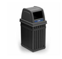 China Rotomolded Outdoor Trash Can 120L Plastic Sanitation Bin LLDPE Waste Container for sale
