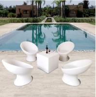 China Anti Collision Roto Molded LLDPE Plastic Leisure Chair Custom Size Color for sale