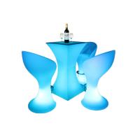 China Recyclable Roto Molded LED Bar Furniture Eco Friendly Custom Color Lightweight for sale