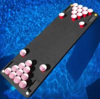 China Rotomolded Plastic Floating Table One Molding Water Card Table Snack Table Custom Size for sale