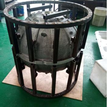 China Custom Aluminum Rotomolding Mould with Polished Surface Finish 3.5m Diameter 1.5 Ton Capacity for sale
