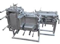 China OEM Aluminum Rotational Molds CNC Plastic Products Custom Sizes Silver Blasting Surface Finish for sale