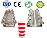 China Rotational Molding Road Safety Barrel 1200mm Height 650mm Diameter Power Pole Protection Cover with 264% Elongation for sale