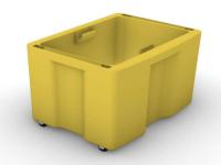 China Aluminum Rotomolding OEM Rotationally Molded Box 120L UV Resistant Double Wall Container for sale