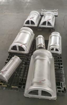 China Custom Aluminum Rotational Molding Mold 8-12mm Thickness for Pontoon & Industrial Container Manufacturing for sale
