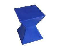 China Custom Logo One Piece Roto Mold Plastic Stool LLDPE Outdoor Durable 100pcs MOQ for sale