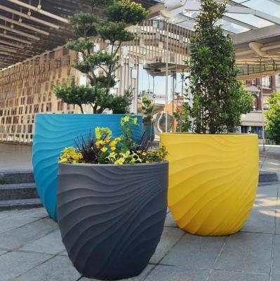 China Custom Rotomolded Flower Pots Rotational  Planters  Outdoor Rotational Mould Flower Pots for sale