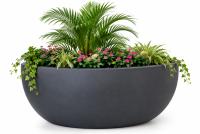 China Rotomolded Planters Rotational Molding Flower Pots Large Plastic Outdoor Planters for sale