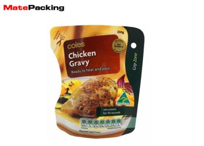 China Plastic Disposable Food Pouches Custom Printing High Temperature Resistance for sale