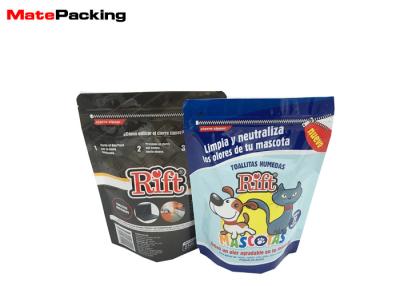 China Plastic Packaging Food Grade Stand Up Pouches , Cat / Dog Food Storage Bag for sale