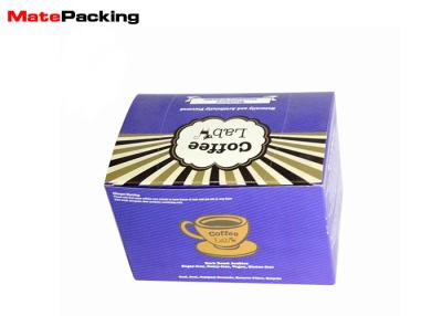 China Color Print Small Retail Packaging Boxes Cardboard For Instant Coffee for sale