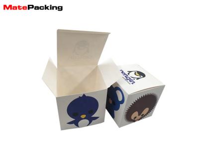 China Color Printed Custom Product Boxes , White Cardboard Fold Paper Box For Baby Food for sale