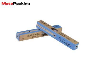 China Coffee Rectangle Retail Presentation Boxes Card Paper Full Color Printing Coffee Nespresso Pods for sale