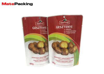 China Heat Seal Aluminum Foil Retort Pouch Bag Gravure Mold Printing With Tear Notch For Snack for sale