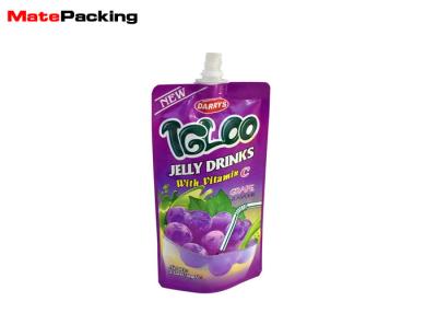 China Colorful Printing Bottom Gusset Spout Pouch Baby Food Juice Packaging for sale