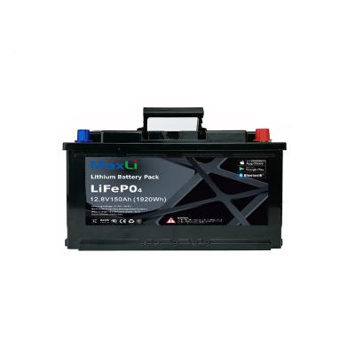 China 3 year Warranty 12V 150Ah Lifepo4 Battery Bluetooth Lead Acid Battery Replacement for sale