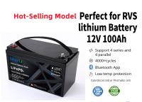 China Group 31 Case 12V 100Ah deep cycle lithium ion battery for sale