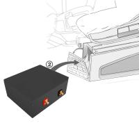 China Motorhome Underseat Lithium Lifepo4 Battery 12.8V 150Ah 200Ah Built In Smart BMS for sale