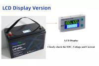 China 12.8V 100 Amper Hour Solar Lithium Battery with LCD/Bluetooth/Heating Functions for sale