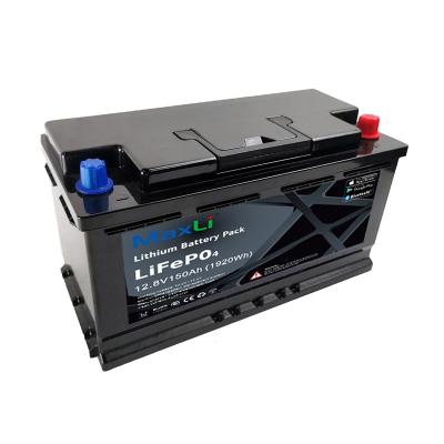 China Smart BMS 12.8 V LiFePO4 Battery 150 Ah Supply Battery Motorhome With CAN Bus for sale