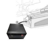 China Motorhome Underseat 12.8V 200Ah LiFePO4 Battery Smart BMS With Bluetooth for sale
