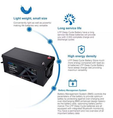 China MaxLi 24V 100Ah Lifepo4 Storage Battery Waterproof 6000 Cycles For Outdoor Camping for sale