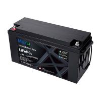 China 12V 135Ah Bluetooth Lithium Battery 3000 Cycles Pure ABS Enclosure IP56 for sale