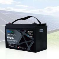 China Customized 12V Lifepo4 Battery 12V 100Ah RV Solar Lithium Battery Pack With BT for sale