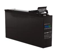China MaxLi Slimmed 12V 100Ah lithium LiFePO4 battery bluetooth lithium battery 395x110x286.5mm for Marine for sale