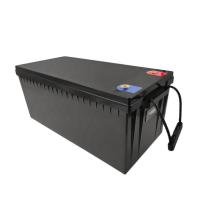 China Smart BMS IP56 12V 200AH LiFePO4 Battery For Solar Energy Marine for sale