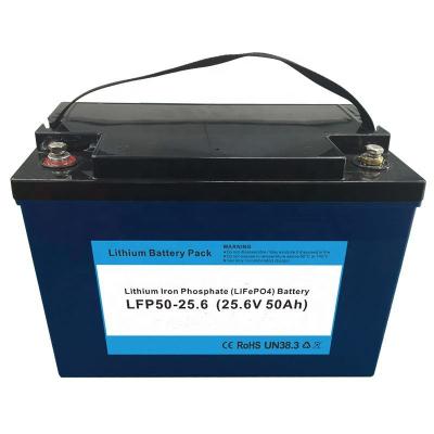 China ROHS 32700 Cylindrical Cell 50AH 24V Lithium Battery for sale