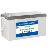 China MSDS ABS 100Ah 24V Cylindrical Rechargeable Lithium Ion Battery for sale