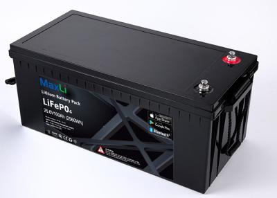 China Marine 24V 2560Wh 100Ah RV battery Lithium Rechargeable Batteries for sale