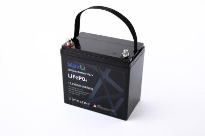 China Rechargeable 3000 Cycles Lithium Iron Phosphate Battery 12V 50Ah for sale