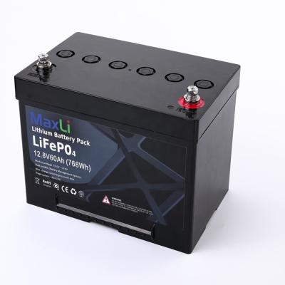 China Rechargeable Motorcycle 12V 60Ah Lithium Ion Battery for sale