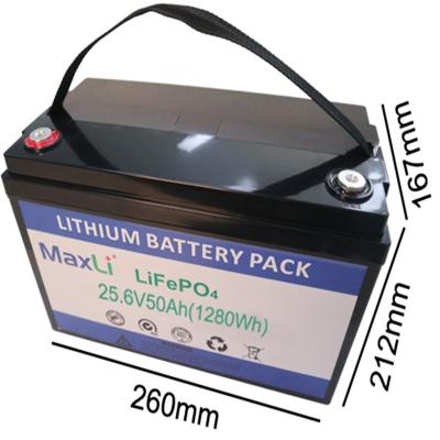 China ISO14001 Cylindrical 1280Wh 24V Lifepo4 Battery for sale