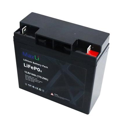 China Smart Lithium ion batteries 12V 14Ah Deep Cycle LiFePO4 Battery for sale