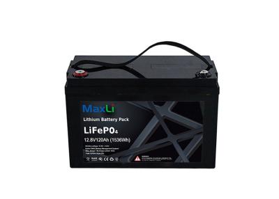 China UN38.3 BMS 1536Wh 12V 120Ah Lithium Battery for RV Caravan Solar Yacht for sale