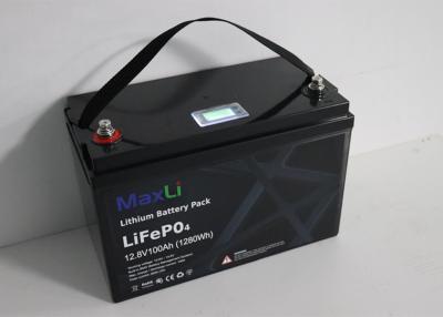 China 1280Wh Prismatic 18650 Lifepo4 Lithium Battery 12V 100Ah for sale