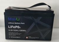 China 1280Wh Prismatic 18650 Lifepo4 Lithium Battery 12V 100Ah for sale