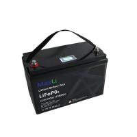 China Solar 12V 100Ah RS232 Lithium Lifepo4 Battery Smart Bluetooth for sale