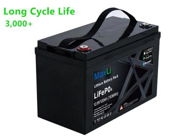 China Smart Bluetooth 1536Wh 12 Volt 120Ah Lithium Battery Deep Cycle for sale