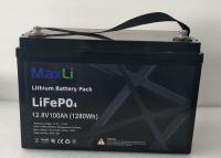 China 100Ah IP56 Lithium Bluetooth Battery Solar Panel Energy Storage for sale