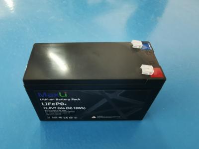 China Enclosure Protection 92Wh 7.2Ah MSDS 12V Lithium Battery Deep Cycle for sale