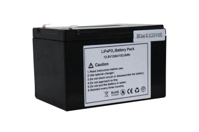 China LiFePo4 12 Volt 12ah Lithium Battery IP56 Water Dust Resistance for sale