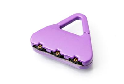 China 3 Digit triangular Luggage Combination Lock for sale