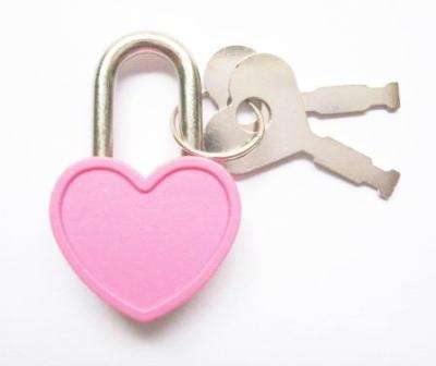 China Plastic Small Heart Notebook Locks for sale