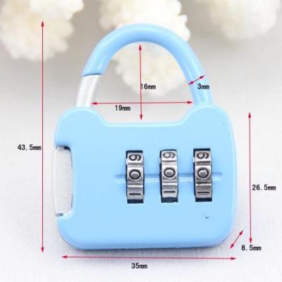 China Small PadLock/Combination Luggage Locks/Mini PadLock for sale
