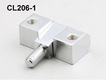 China Chrome exposed Hinge cabinet door hinge, CL206-1 Zinc Alloy hinge for sale